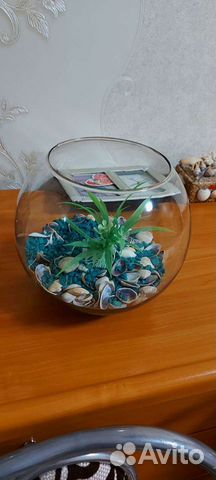 Аквариум круглый 3л