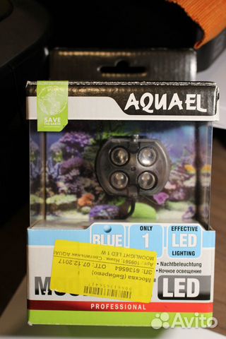 Светильник подводный, ночной Aquael moonlight LED